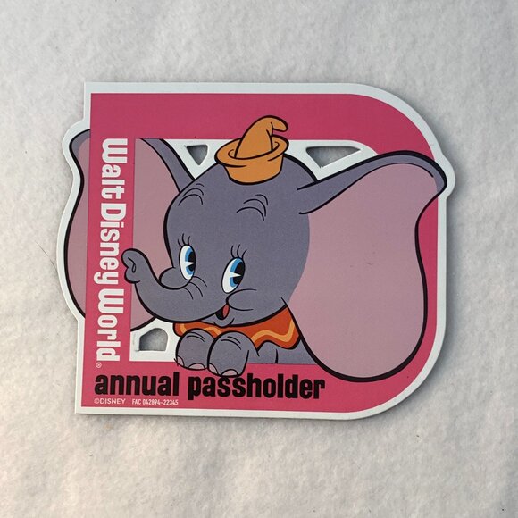 Disney | Art | Walt Disney World Annual Passholder Magnet Dumbo ...
